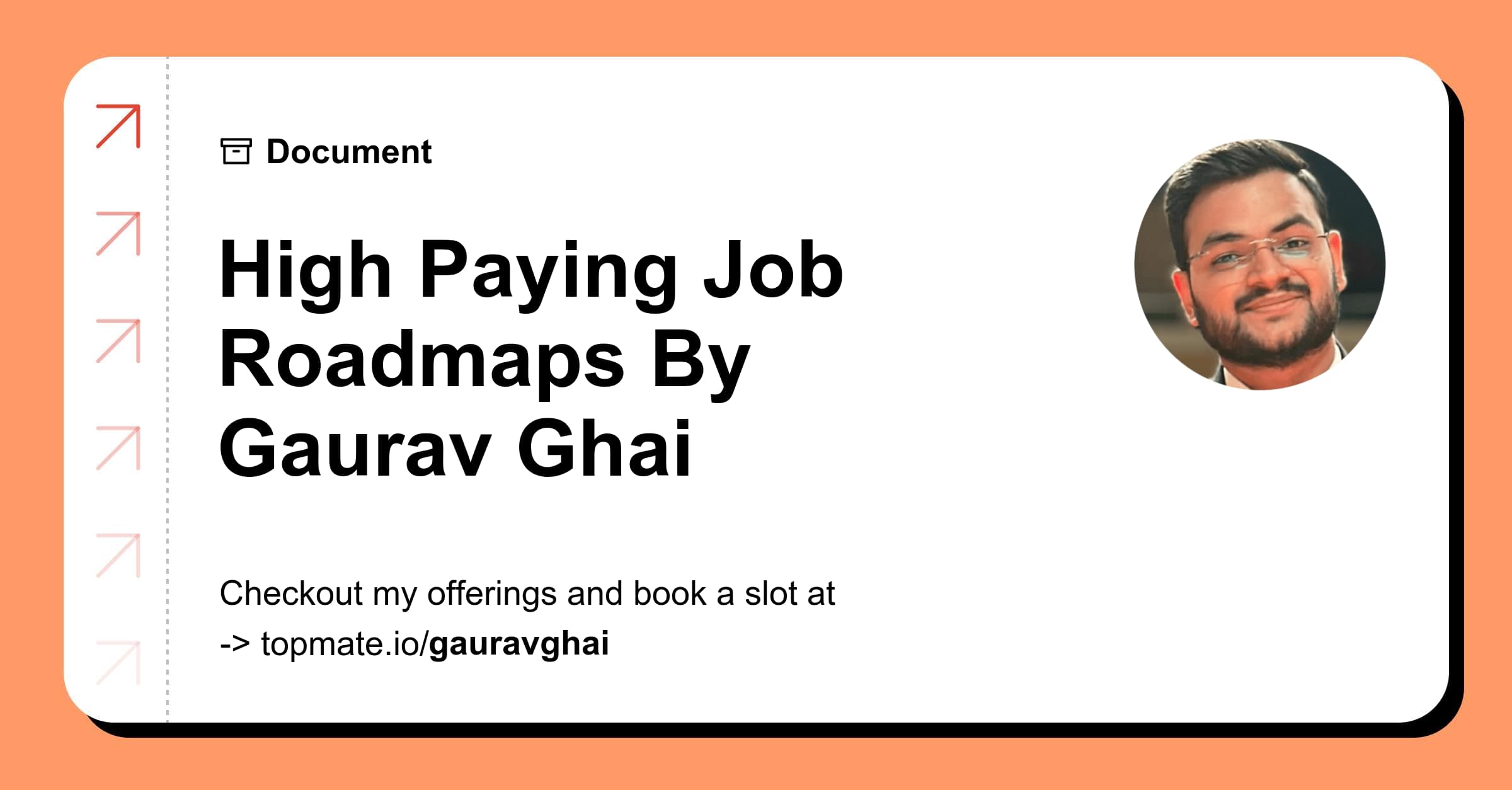 High Paying Job Roadmaps By Gaurav Ghai with Gaurav Ghai